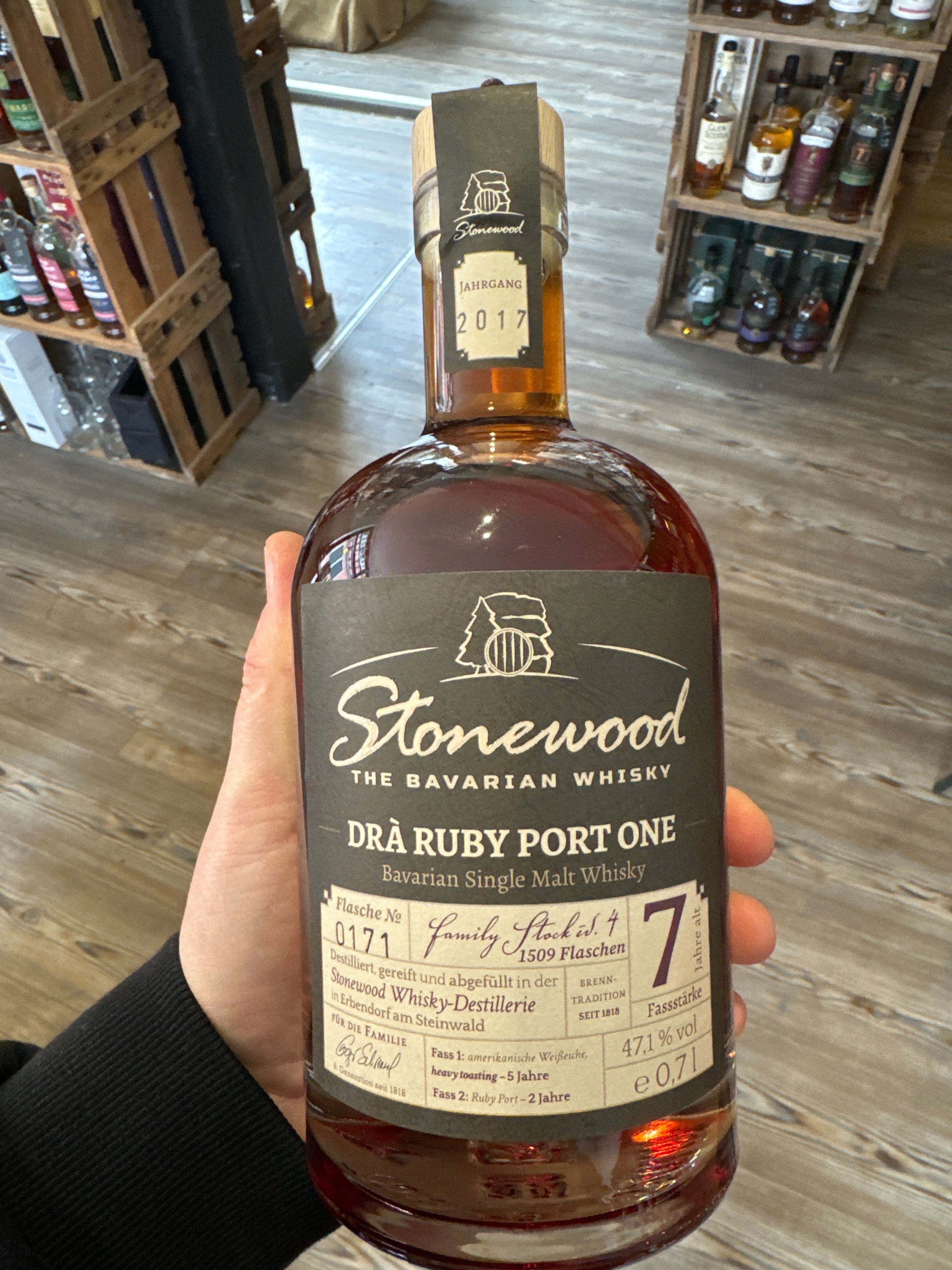 Stonewood Drà Ruby Port One 7 Jahre 47,1% vol. – Premium-Malts