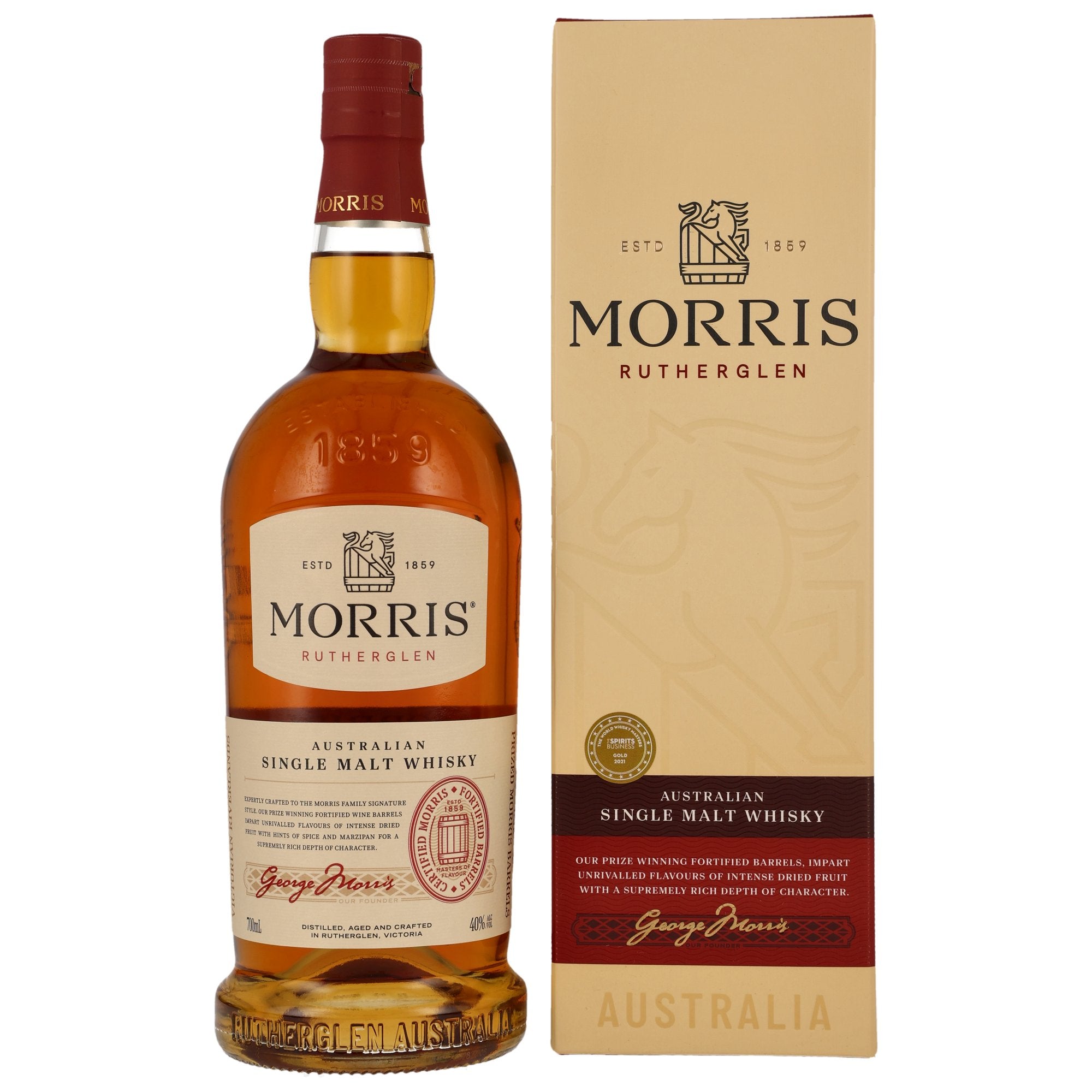 Morris Australian Single Malt Whiskey - Signature 40% Vol. – Premium-Malts