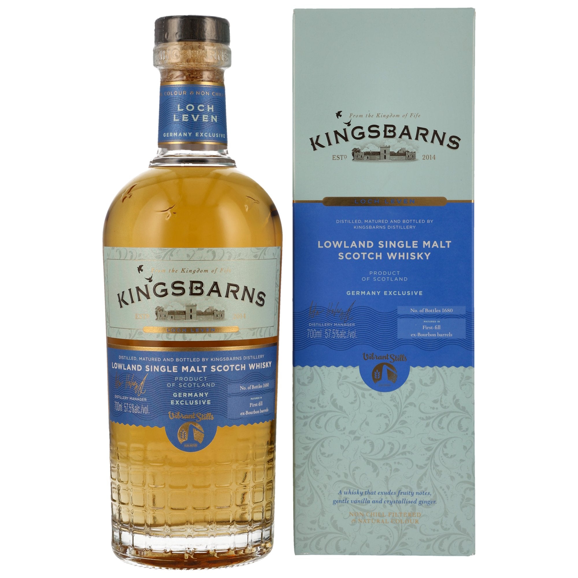 Kingsbarns Loch Leven 7 yo 57.5% Vol. – Premium-Malts